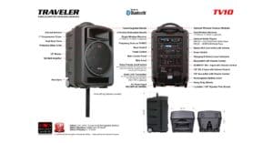 Galaxy Audio TV10 | Portable Wireless PA Speaker System