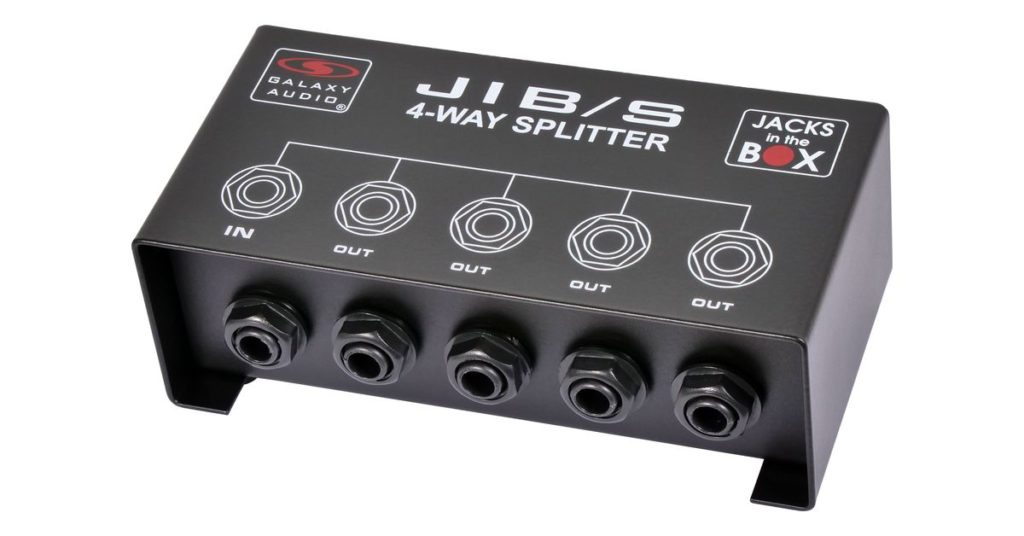 Galaxy Audio JIB/S 4 Way Audio Splitter Box | Audio Signal Splitter