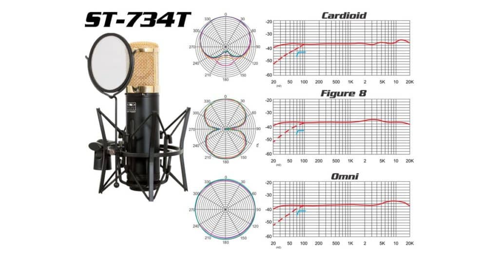 ST-734T Tube Condenser Microphone - Galaxy Audio