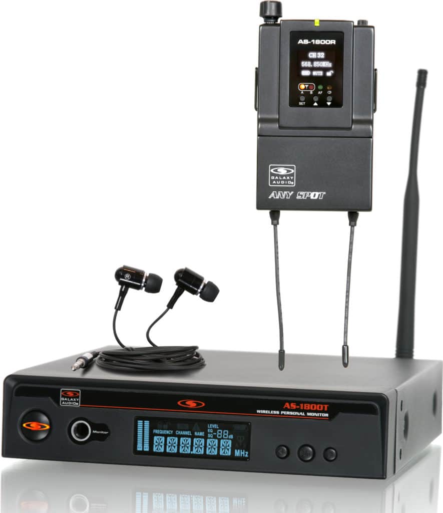 Popular AS-1800 Wireless Personal Monitor adds a New frequency band ...