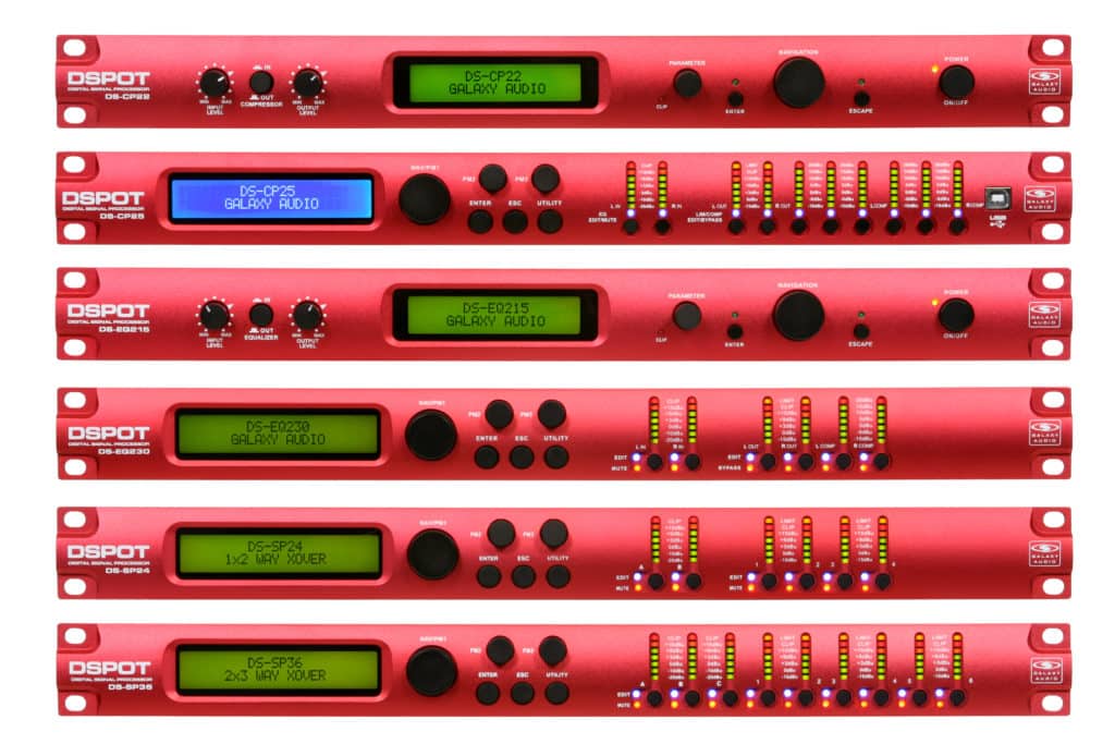 Galaxy Audio Introduces New DSPOT Digital Signal Processors - Galaxy Audio