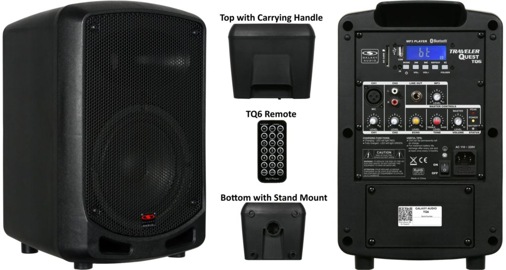 Galaxy’s TQ6 is a Compact, Go Anywhere Portable PA - Galaxy Audio